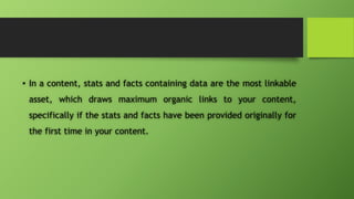 How to write a data driven content? | PPT