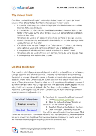 Writing de materials (gmail guide) | PDF