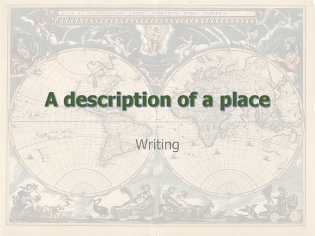 Writing describing places | PPT