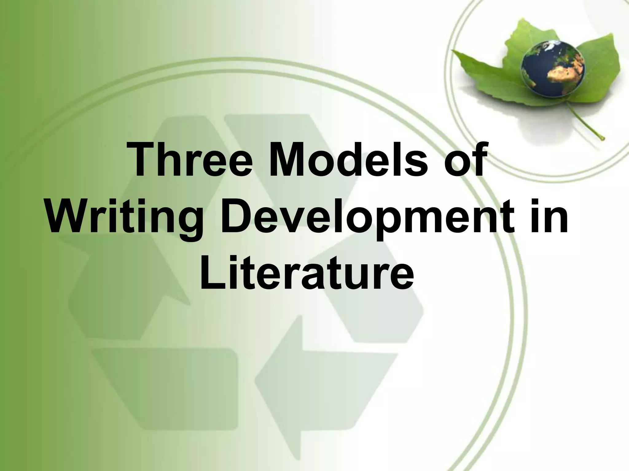 Writing development through literature : Stages and Elements of | PPTX