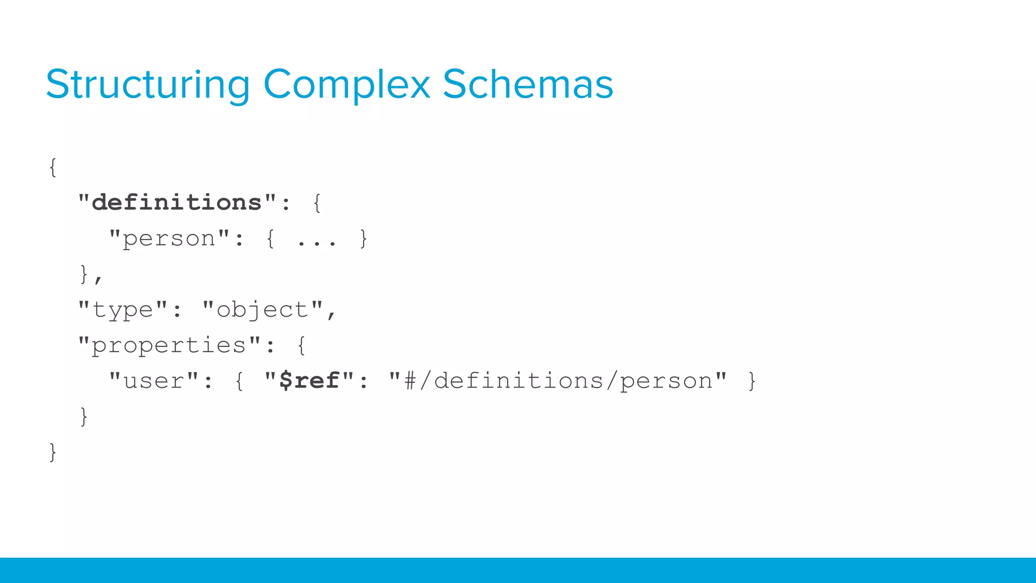 Writing Domain Specific Languages with JSON Schema | PPT Writing Domain Specific Languages with JSON Schema | PPT