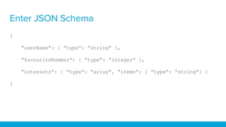 Writing Domain Specific Languages with JSON Schema | PDF