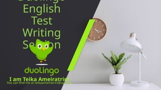 Writing Section of Duolingo English Test.pptx