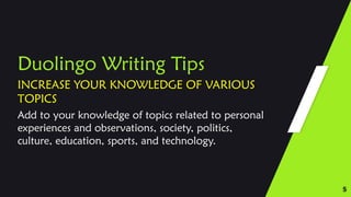 Writing Section of Duolingo English Test.pptx