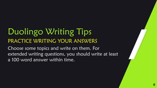 Writing Section of Duolingo English Test.pptx