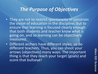 Writing Educational Goals And Objectives | PPTX