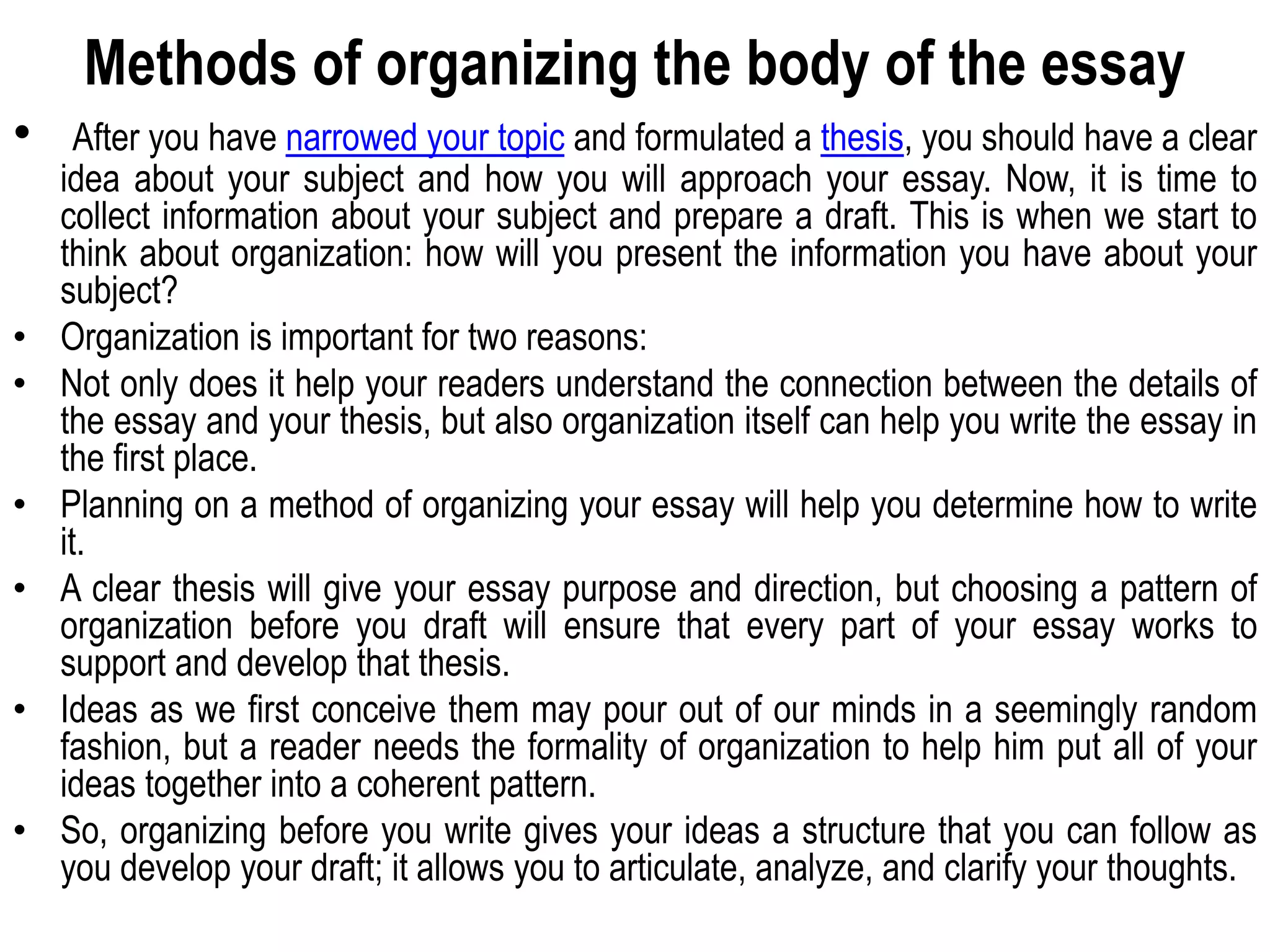 Writing effective body paragraphs | PPTX