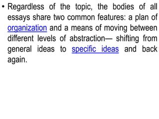 Writing effective body paragraphs | PPTX