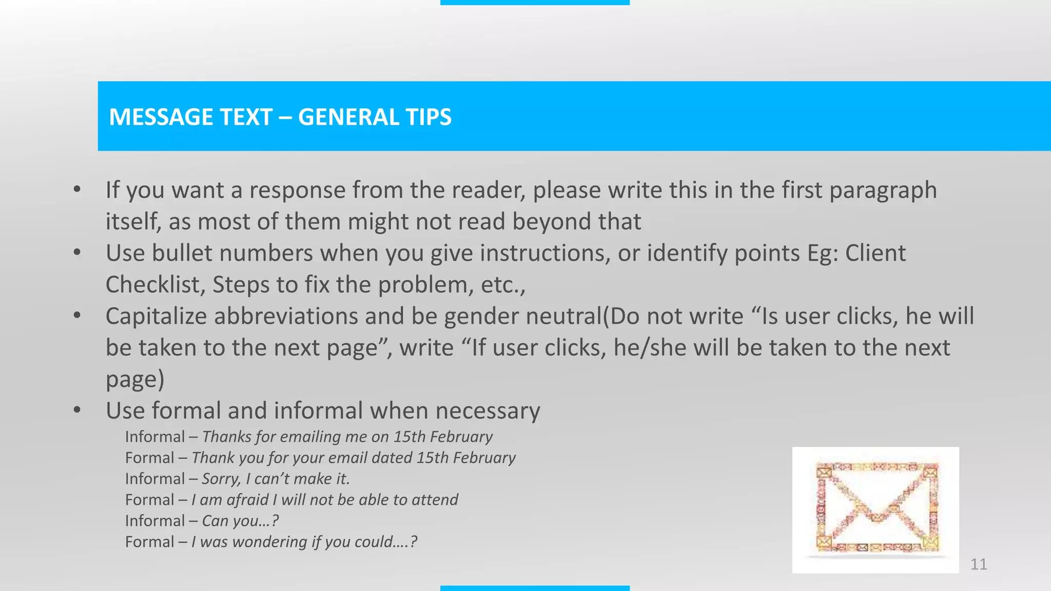 Writing Effective Business EMails! | PPTX