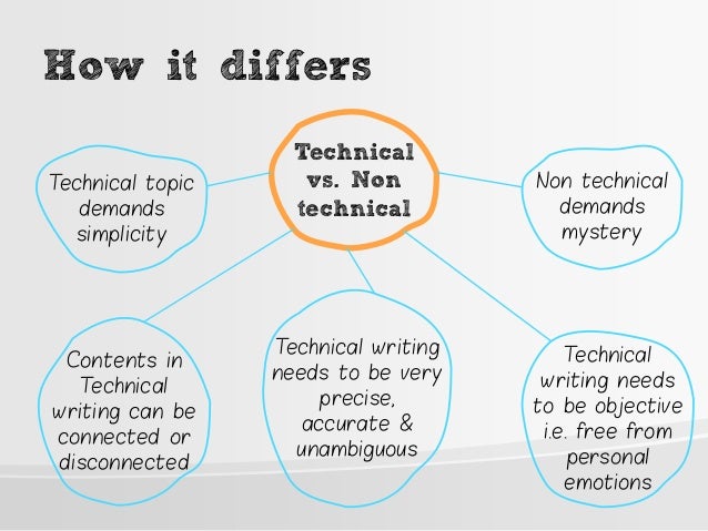 How it differs Technical vs.