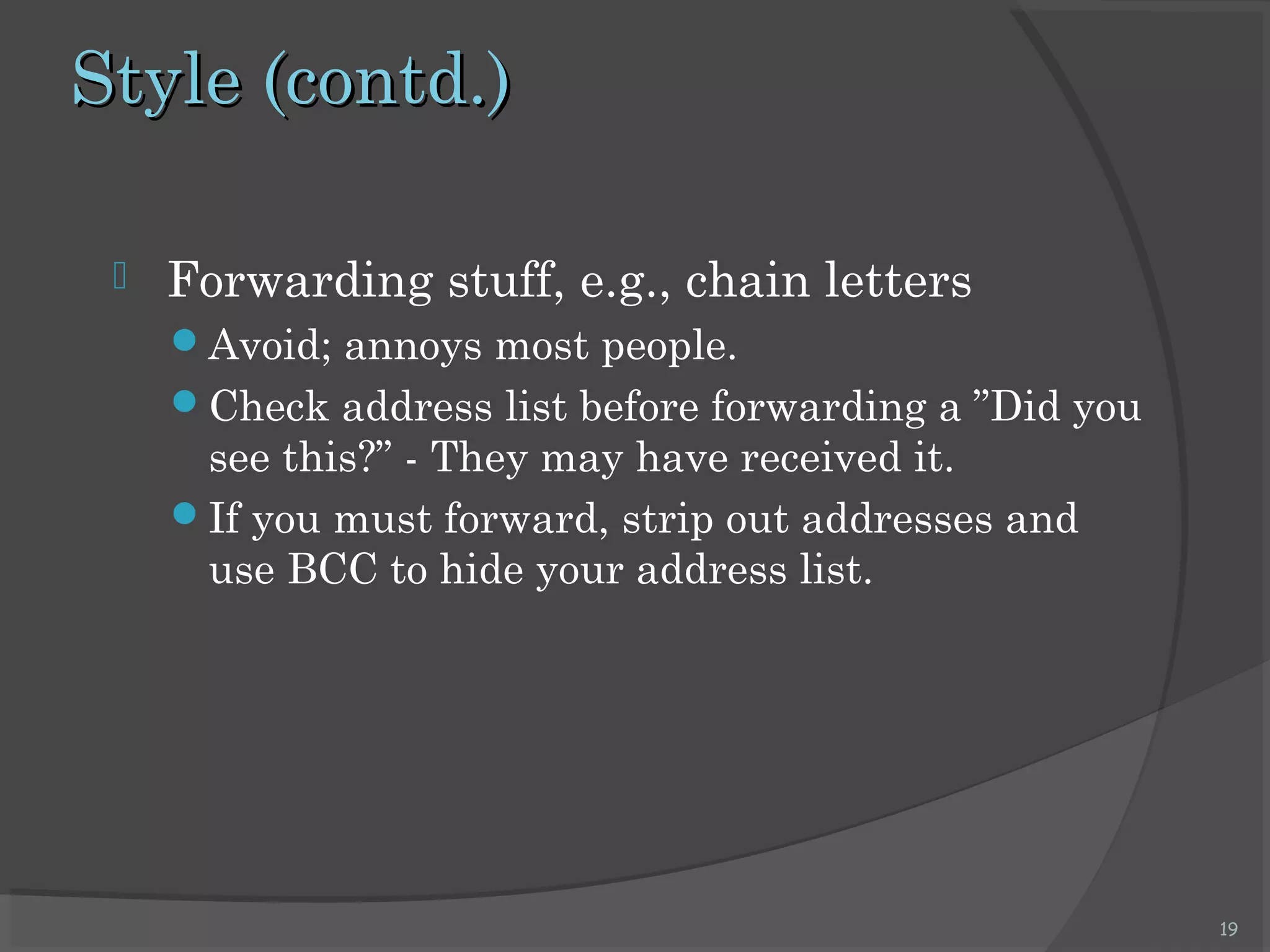 Writing effective emails | PPT