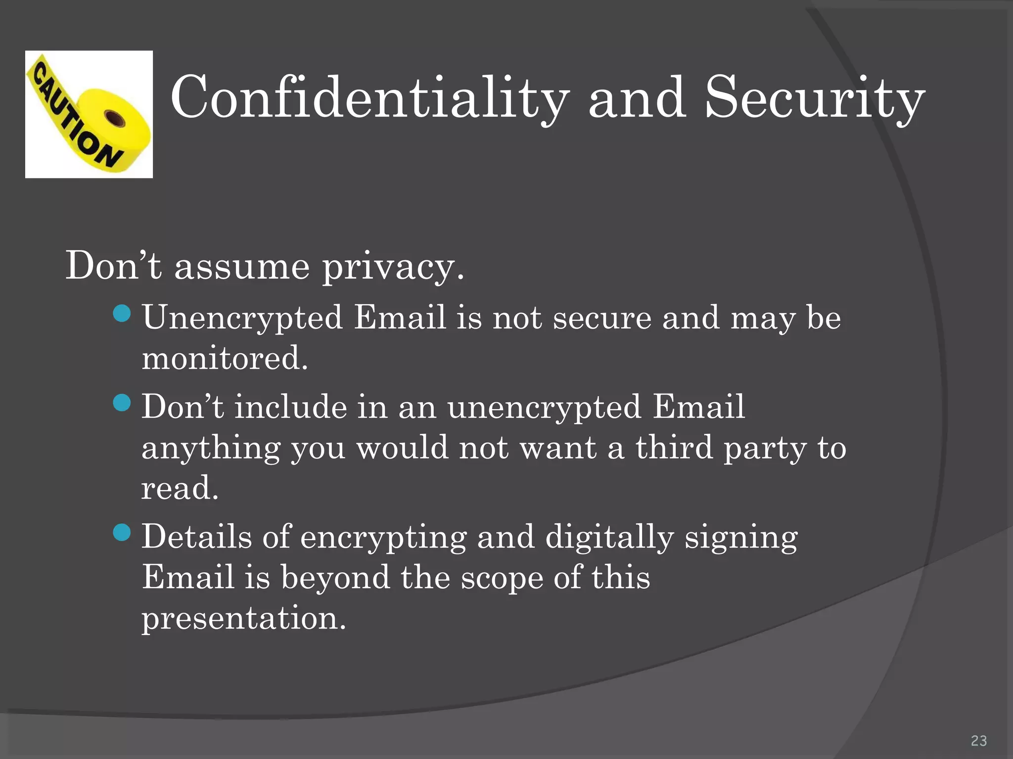 Writing effective emails | PPT