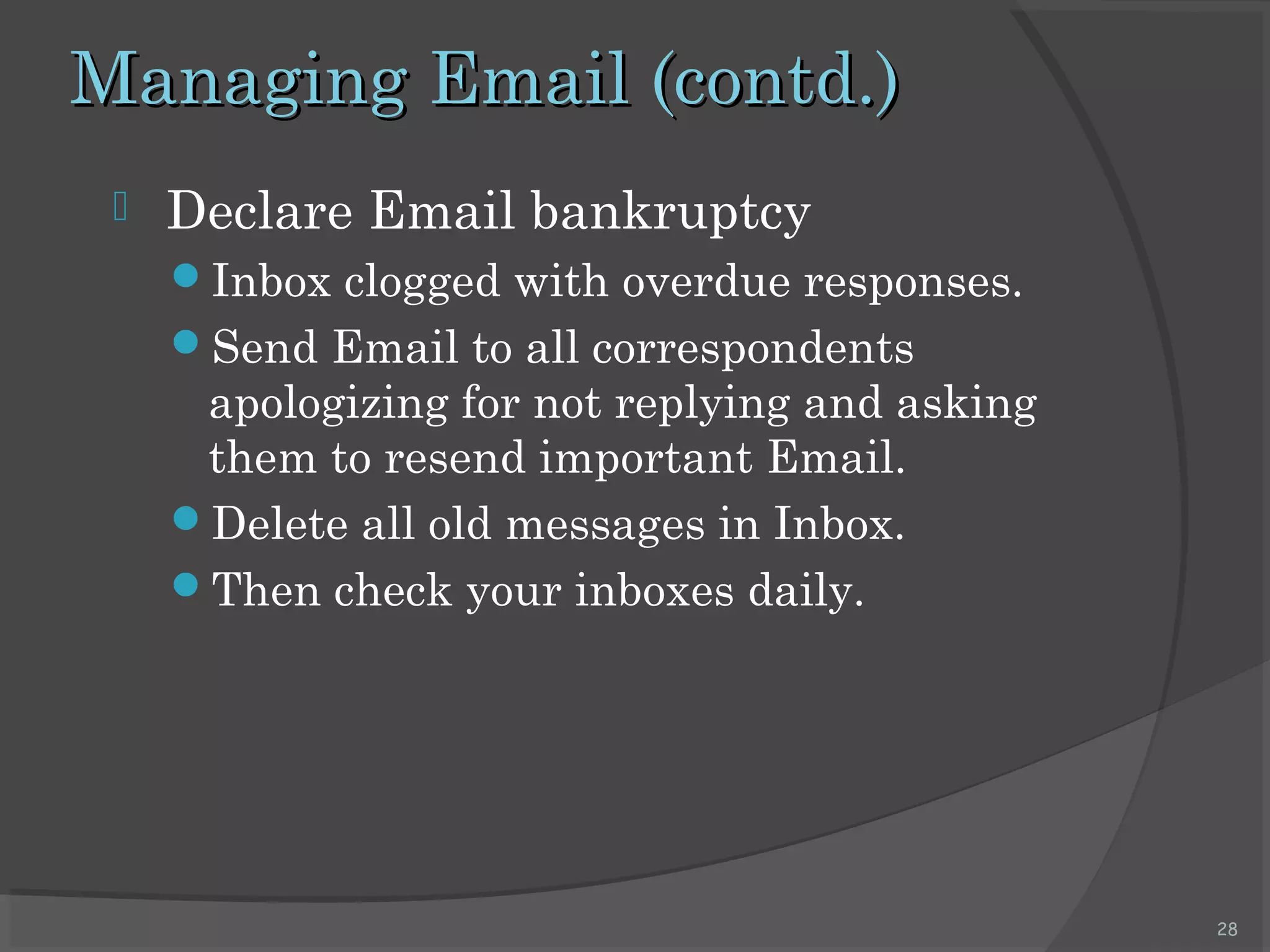 Writing effective emails | PPT
