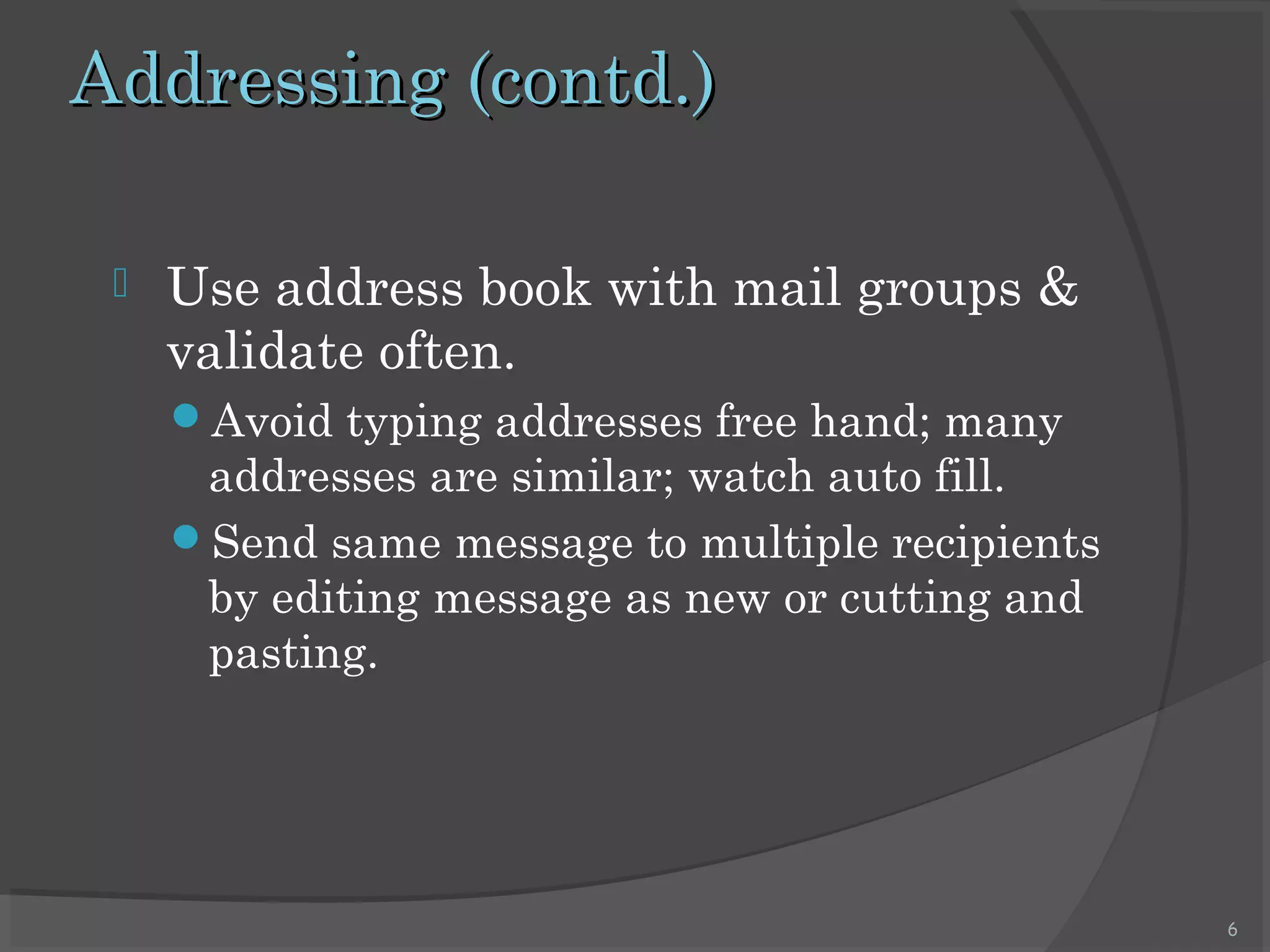 Writing effective emails | PPT
