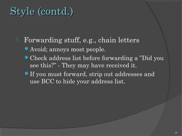 Writing effective emails | PPT | Email | Internet