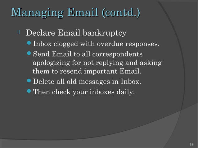 Writing effective emails | PPT | Email | Internet