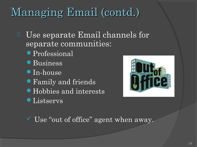 Writing effective emails | PPT | Email | Internet