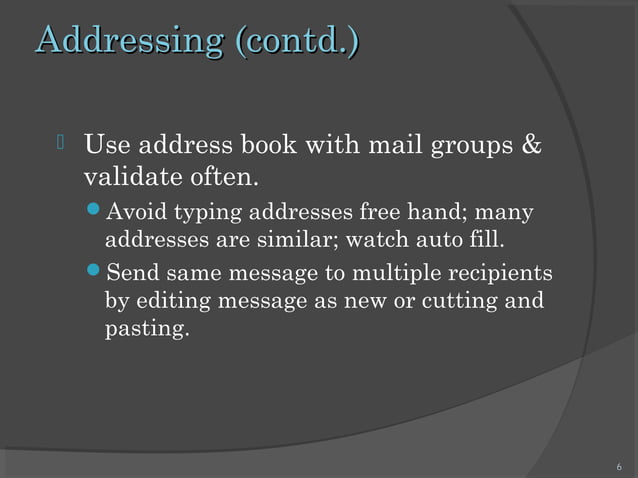 Writing effective emails | PPT | Email | Internet