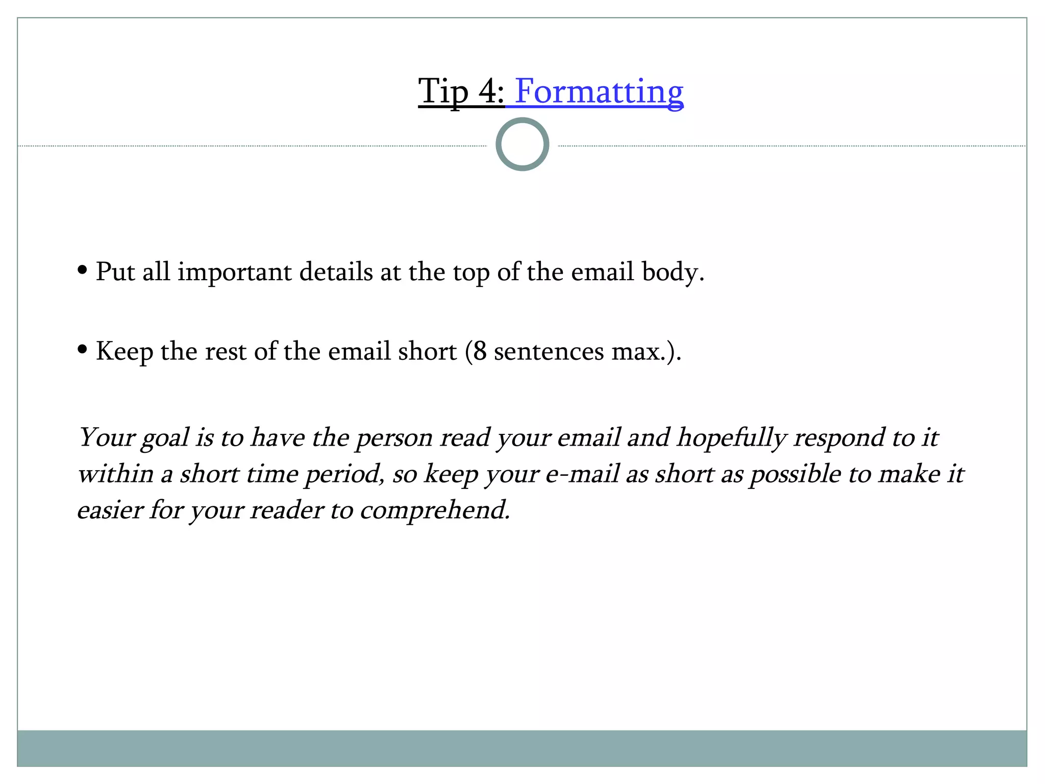 Writing Effective Emails | PPT
