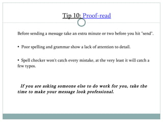 Writing Effective Emails | PPT