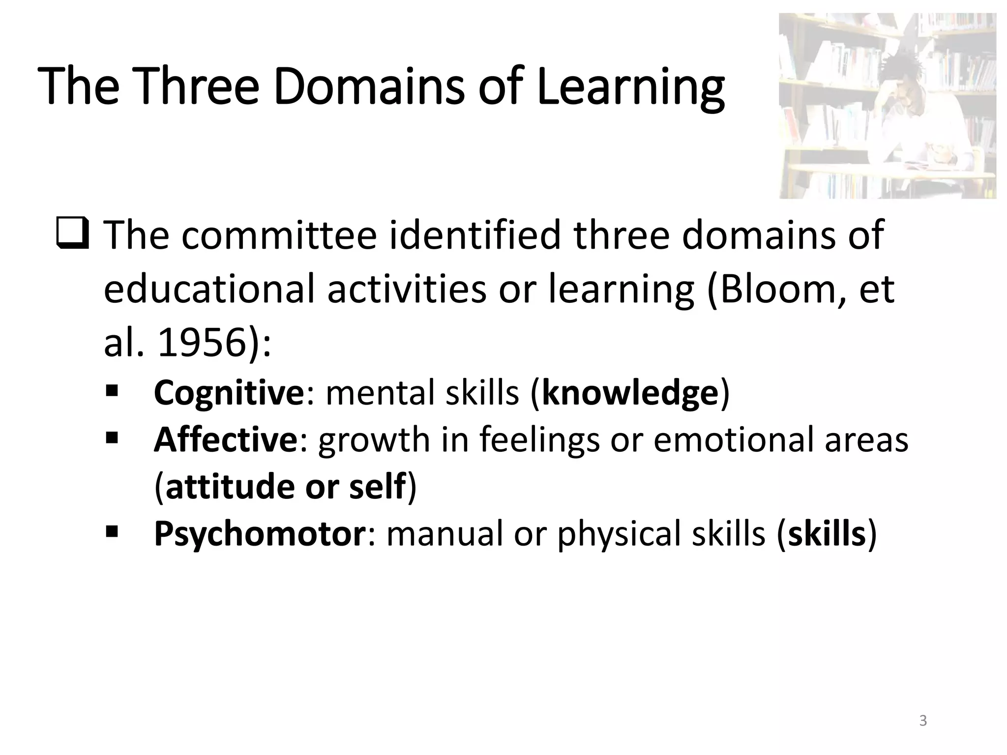 Writing Effective Learning Objectives Using Bloom's Taxonomy_Ppt | PDF