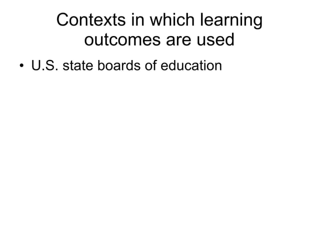 Writing Effective Learning Outcomes | PPT | Educational Assessment ...