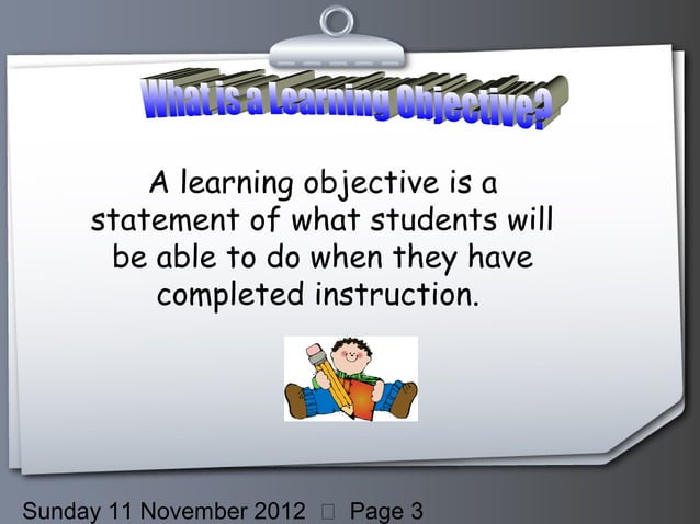 Writing effective objectives | PPT | Education