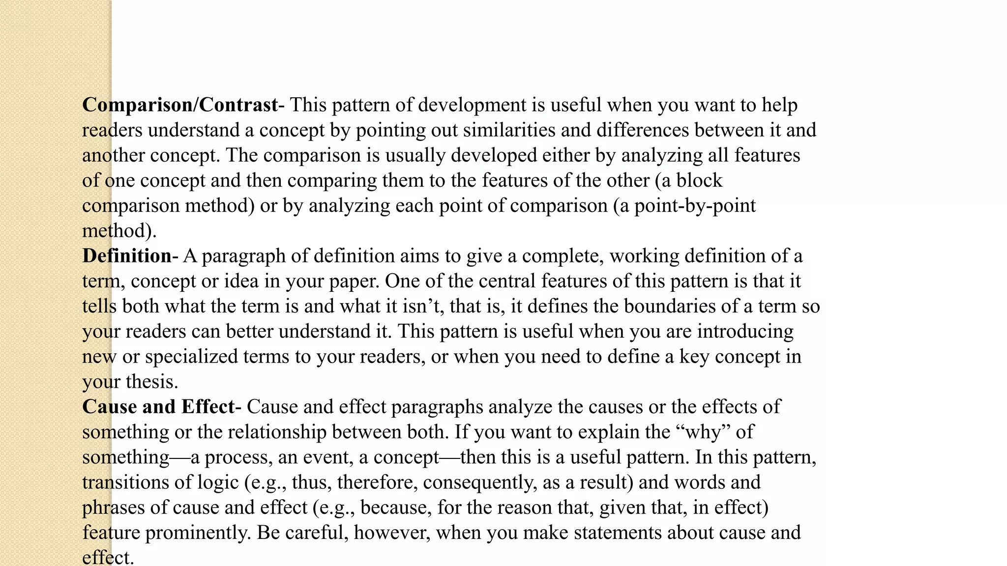 Writing effective paragraphs 1 | PPTX