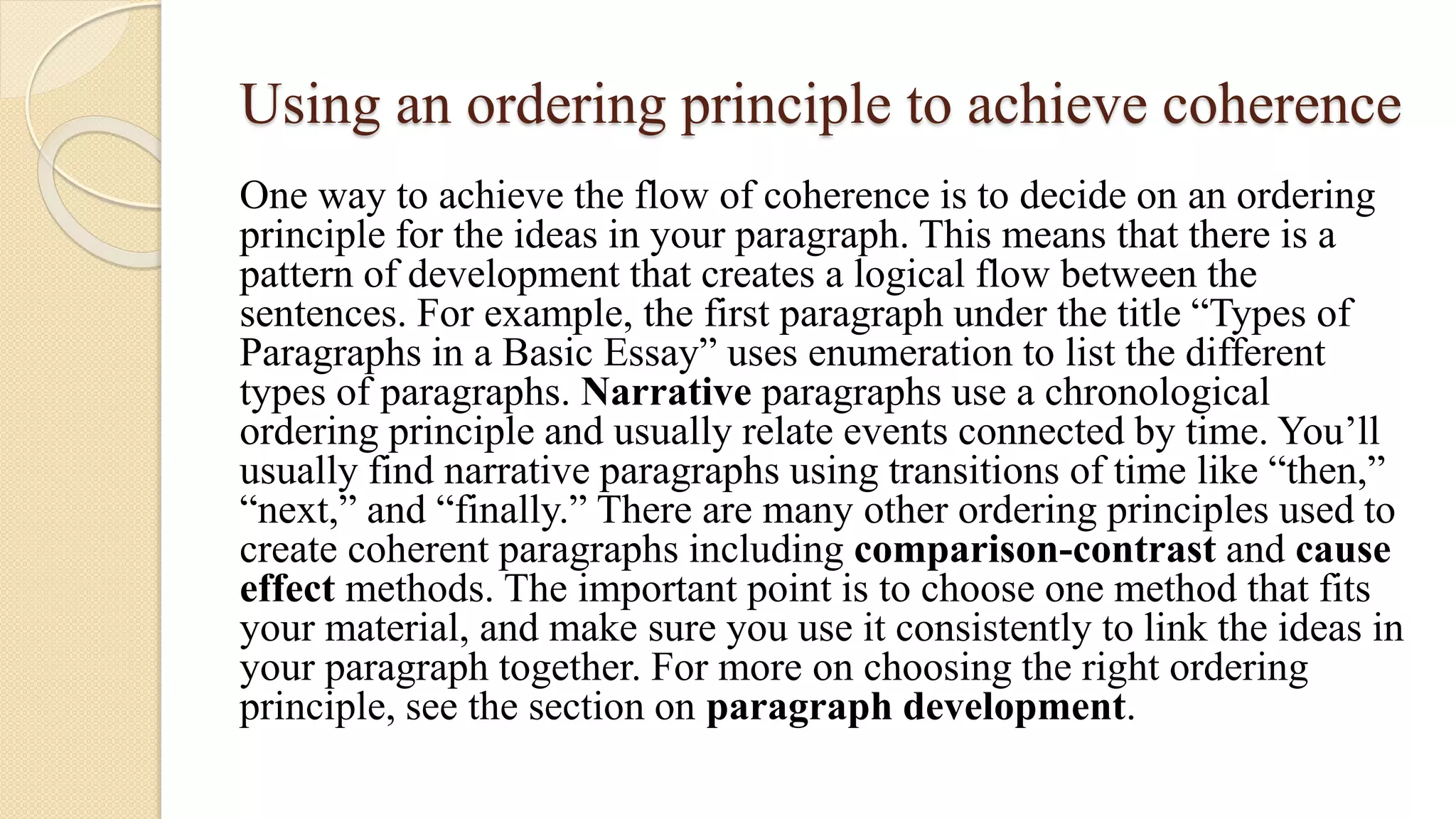 Writing effective paragraphs 1 | PPTX