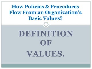 Writing Effective Policies & Procedures2 | PPT