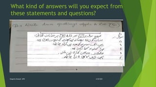 Writing effective questions: The Do's and Don'ts | PPT