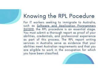 Writing Effective RPL Reports for Software and Application Programmer ...
