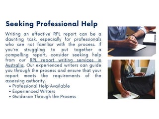 Writing Effective RPL Reports for Software and Application Programmer ...