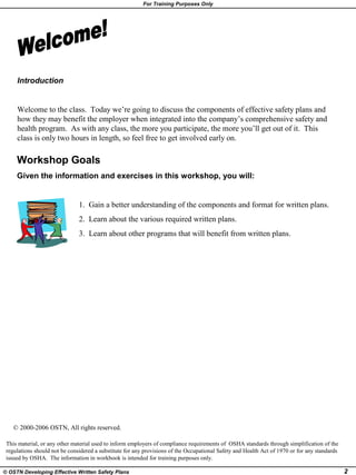 Writing effective safety plan | PPT