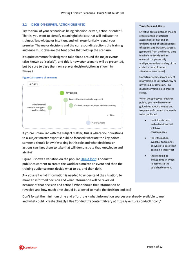 Writing effective scenarios quick start guide 3.0 | PDF