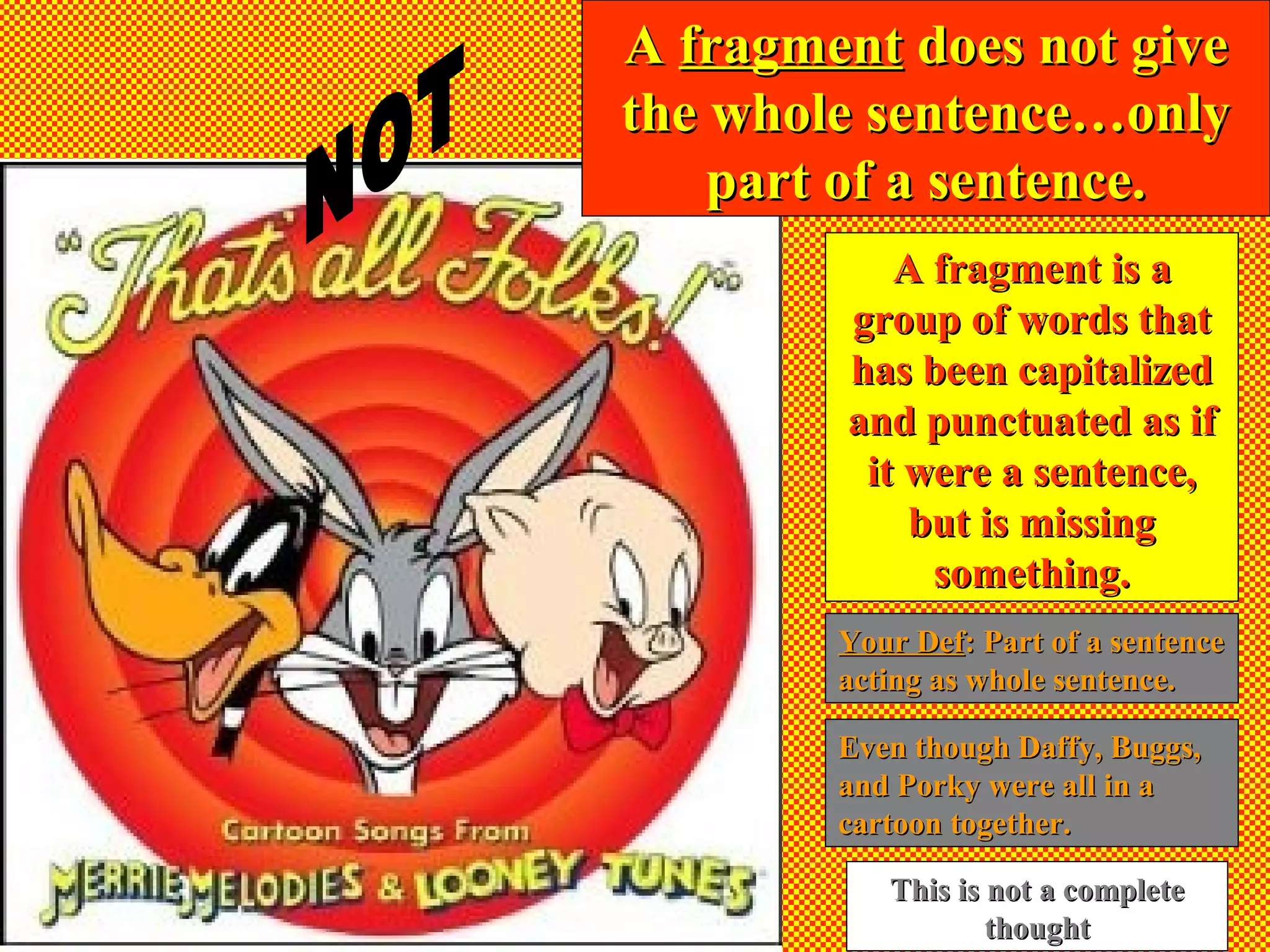 Writing effective sentences runons frags stringy ch 18 (1) | PPT