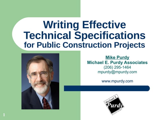 Writing Effective Technical Specifications | PPT
