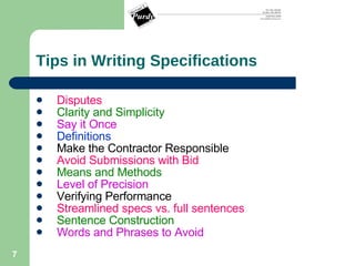Writing Effective Technical Specifications | PPT