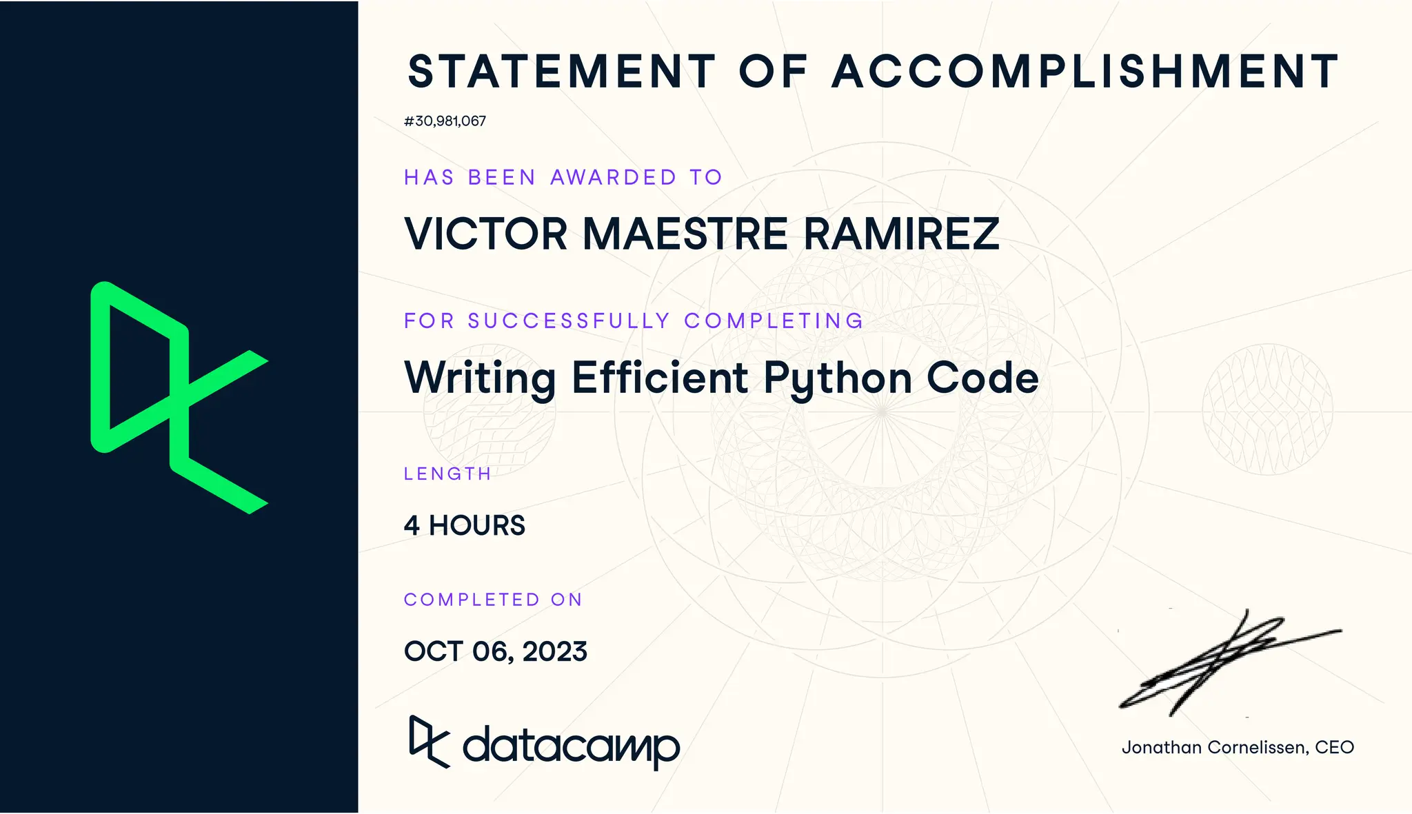 Writing Efficient Python Code | PPT