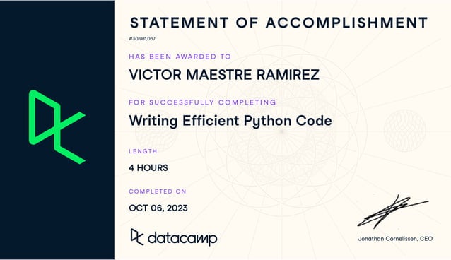 Writing Efficient Python Code Ppt
