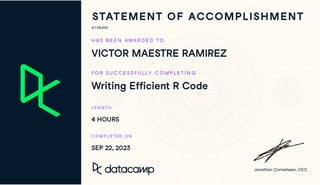 Writing Efficient R Code | PDF