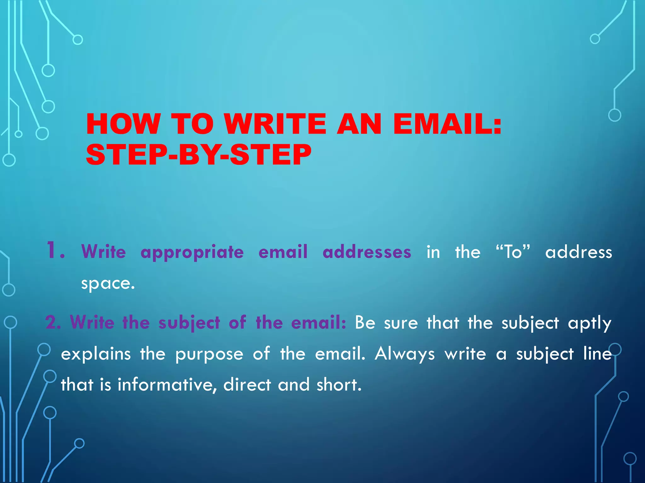 Writing Emails | PDF