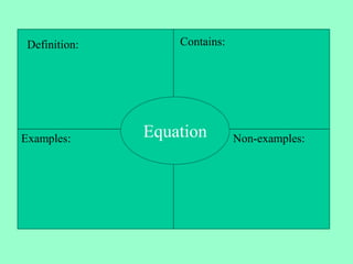 Writing equations and solving word problems | PPTX