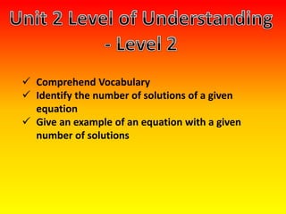 Writing equations using symbols | PPTX