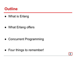 Erlang in 10 minutes | PPT