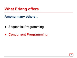 Erlang in 10 minutes | PPT