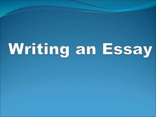 Writing Essay.ppt
