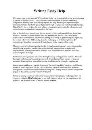 Writing Essay Help.pdf