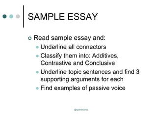 Writing essays | PPTX