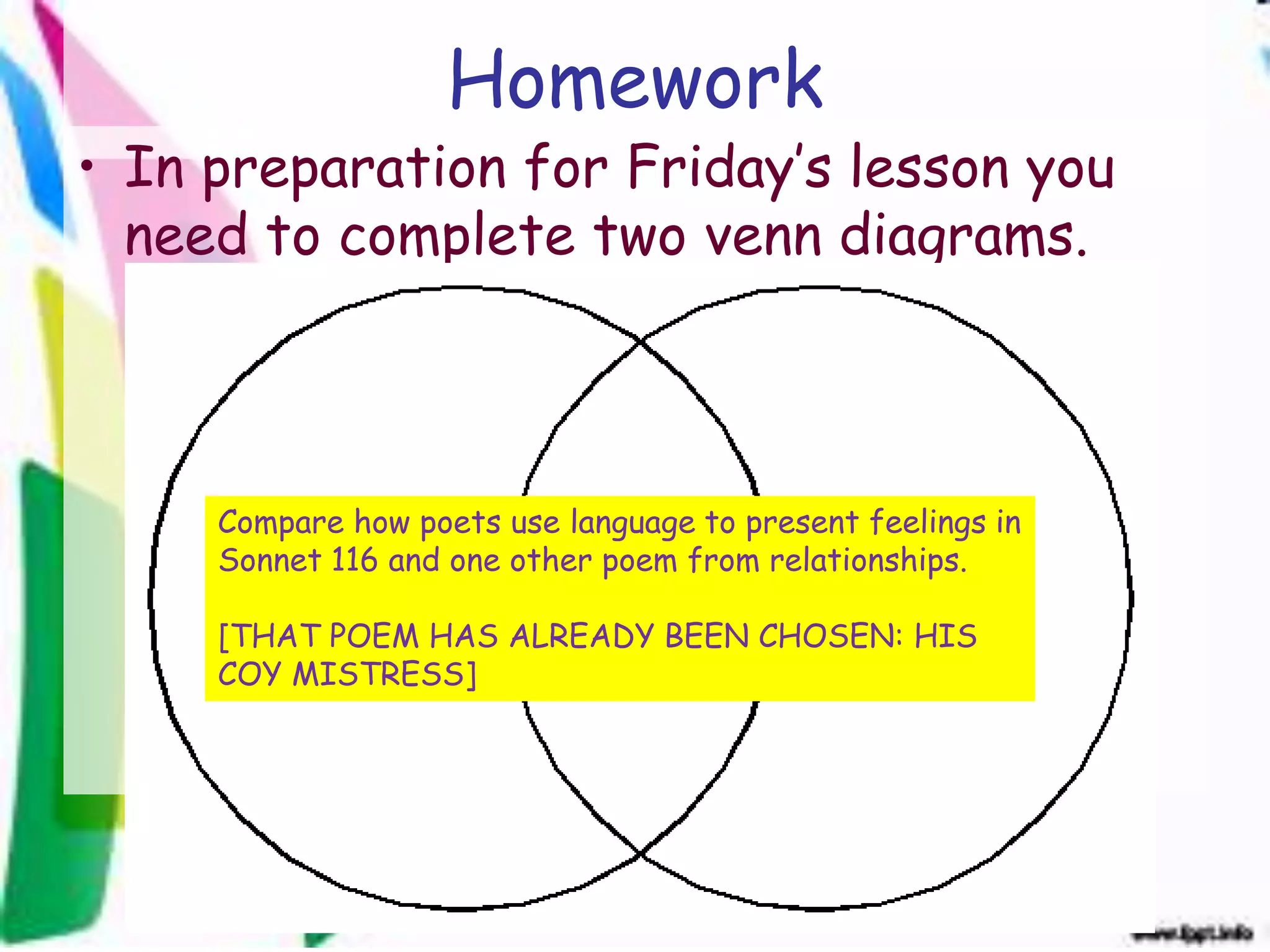 Writing essays from venn diagrams | PPTX